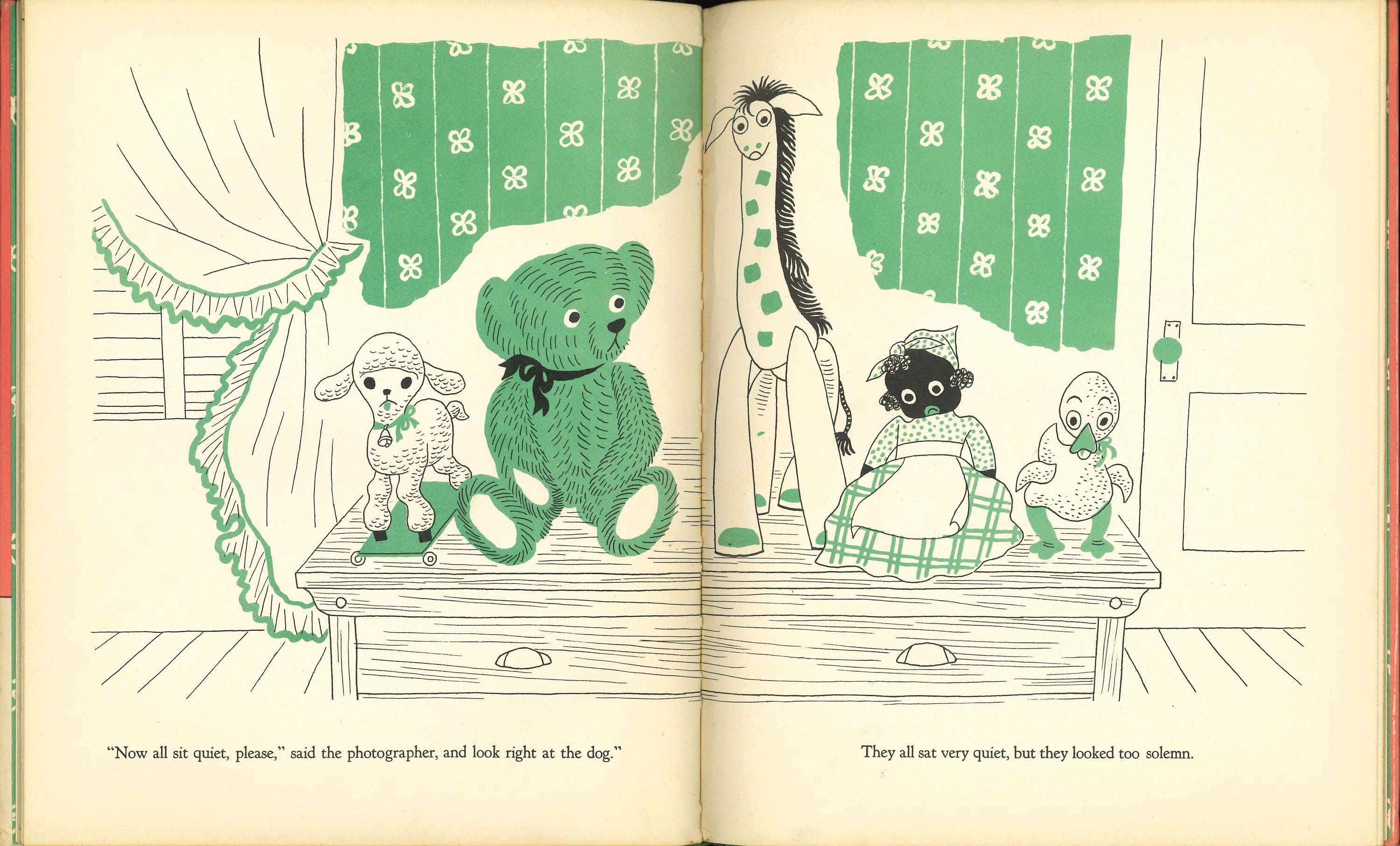 RARE Vintage Childrens Teddy Bear Picture Book A Hundred Tufty's, Jean ...