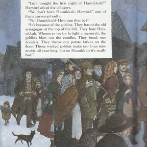 Vintage Childrens Hanukkah Picture Book Hershel and the Hanukkah ...