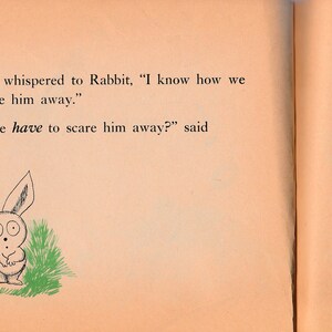 Vintage Childrens Picture Book Rabbit and Skunk and the Big Fight ...