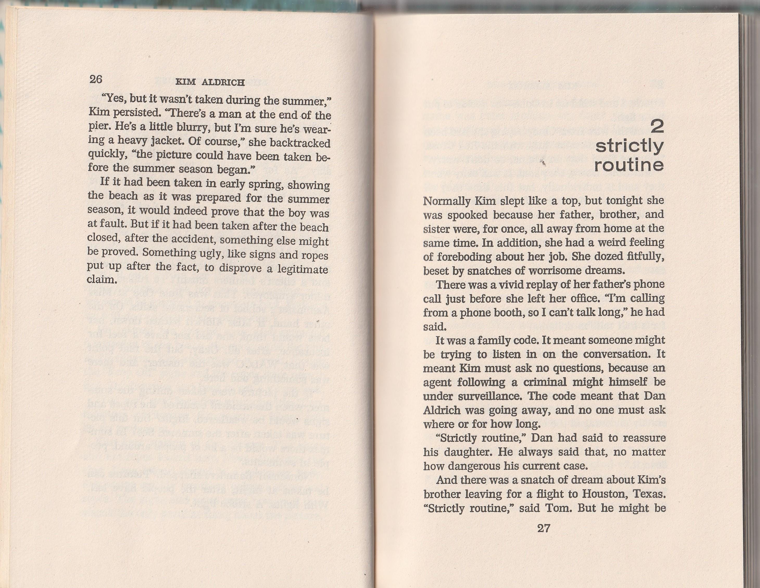 Vintage Kim Aldrich Woman Detective Childrens Mystery Book ...