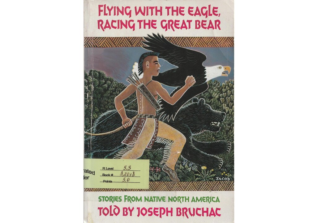 Vintage Native American Mythology Childrens Book Flying With the Eagle ...