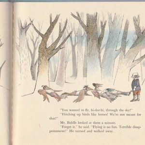 Vintage Adrienne Admas Childrens Pictur Book Mr Biddle and the Birds by ...