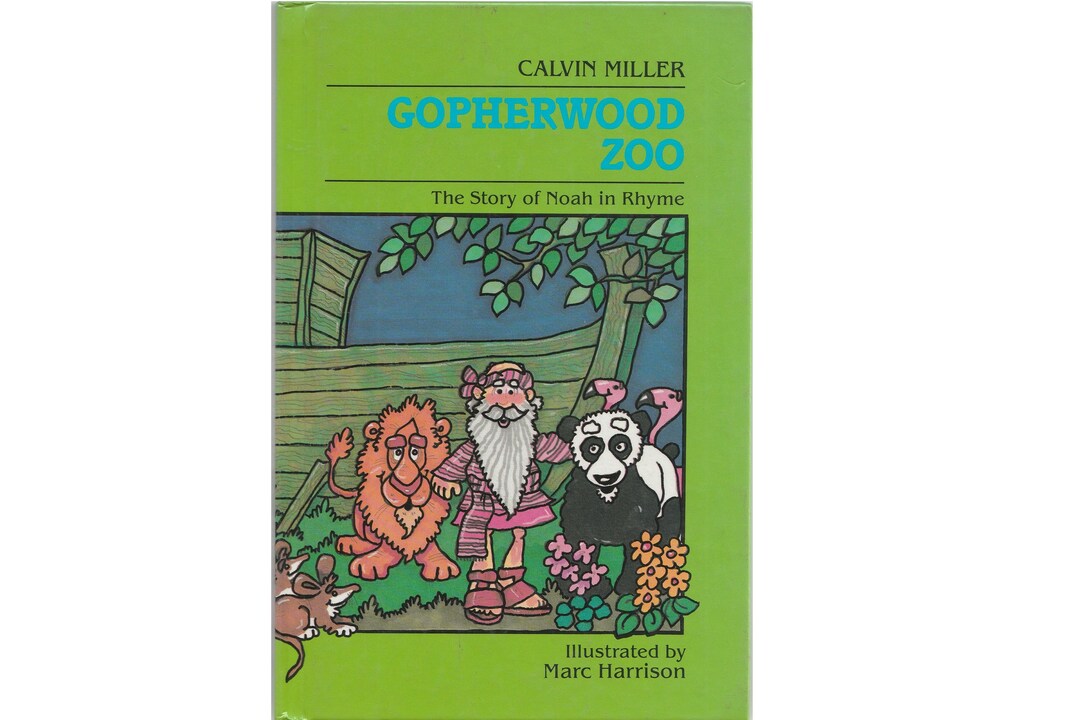 Vintage Noahs Ark Bible Story Picture Book Gopherwood Zoo the Story of ...