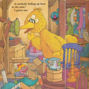 2 Vintage Sesame Street Peek a Board Baby Board Books Hide and Seek ...