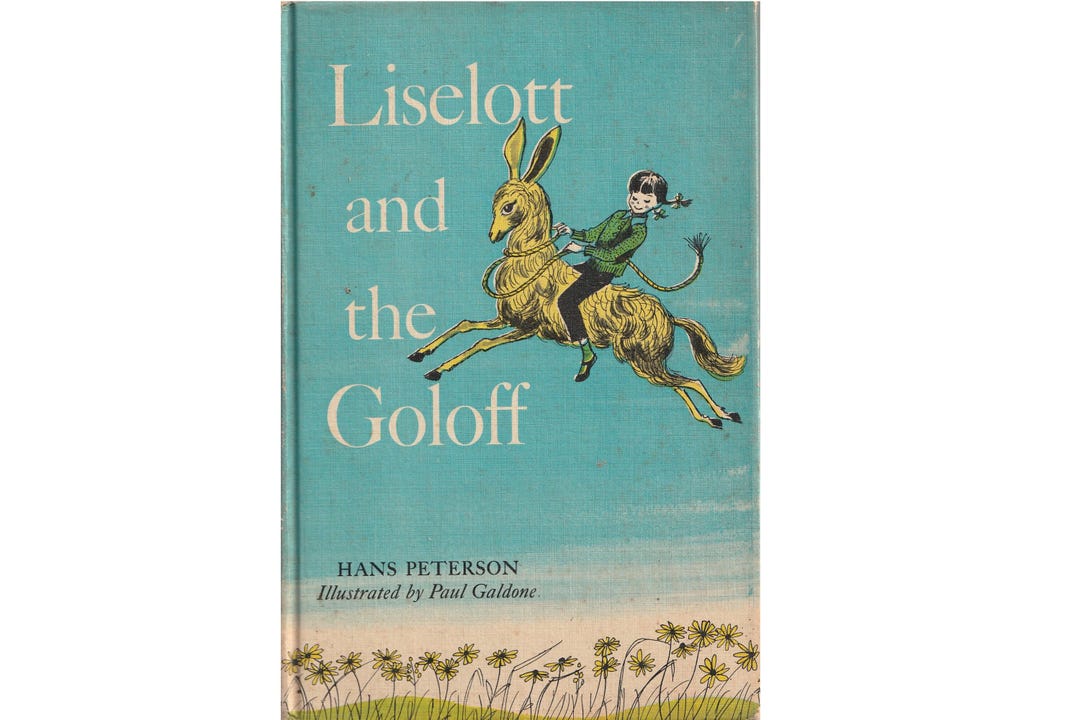 Vintage Swedish Childrens Fantasy Book Liselott and the Goloff, Hans ...