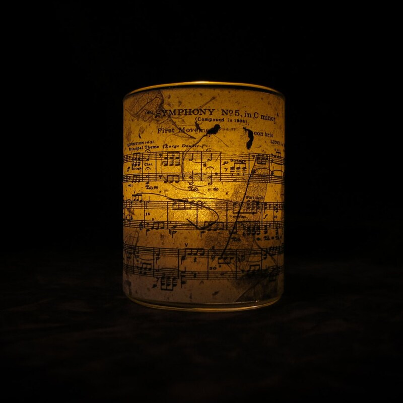 Sheet Music Luminary - Etsy
