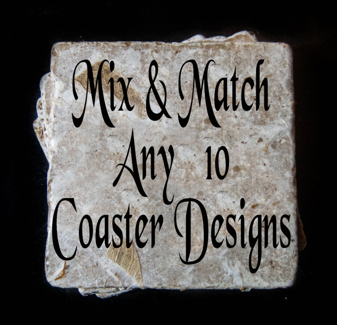 Custom Set - Tumbled Tile Measuring 4" X 4". **ask for Free Gift ...
