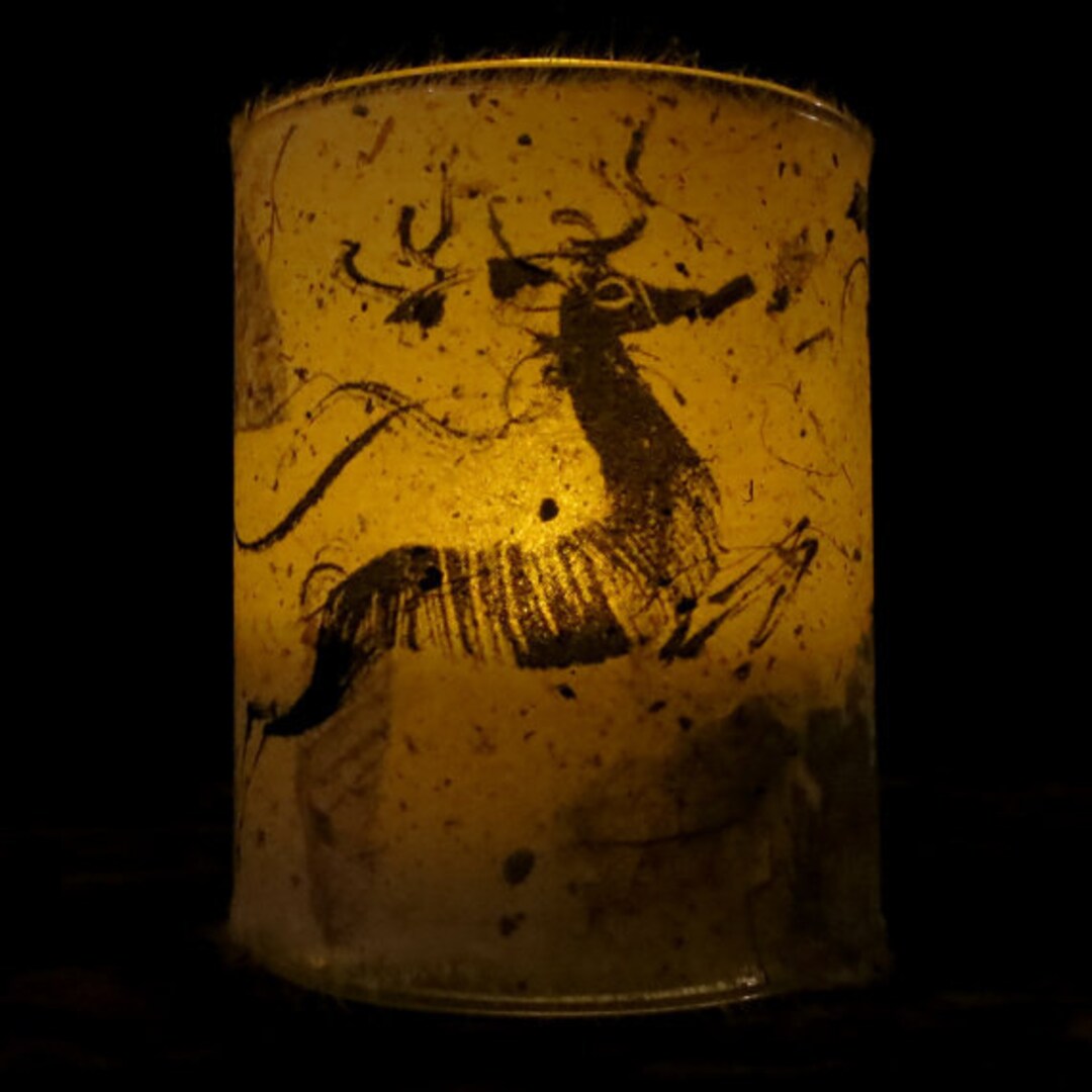 Medium Dancing Stag Candleholder / Luminary - Etsy