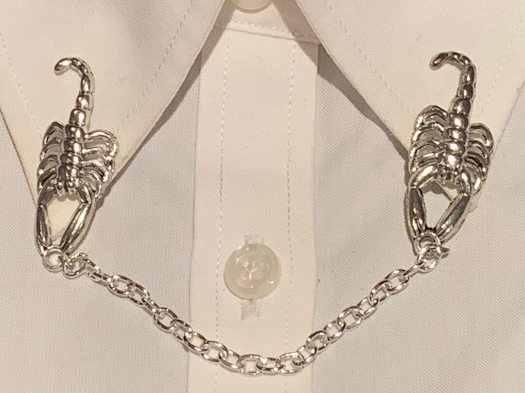 Sweater Pins: Scorpion Scorpions in Silver - Etsy