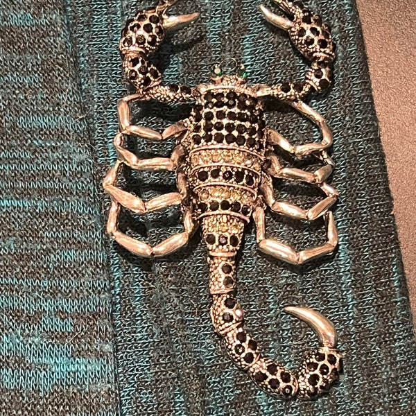 Scorpion Brooch - Etsy