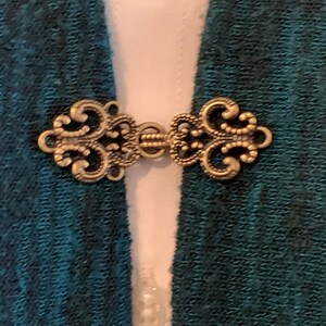 Sweater Pins: Locking Clips, Bronze, Pewter, Gold, Silver, and Gunmetal ...