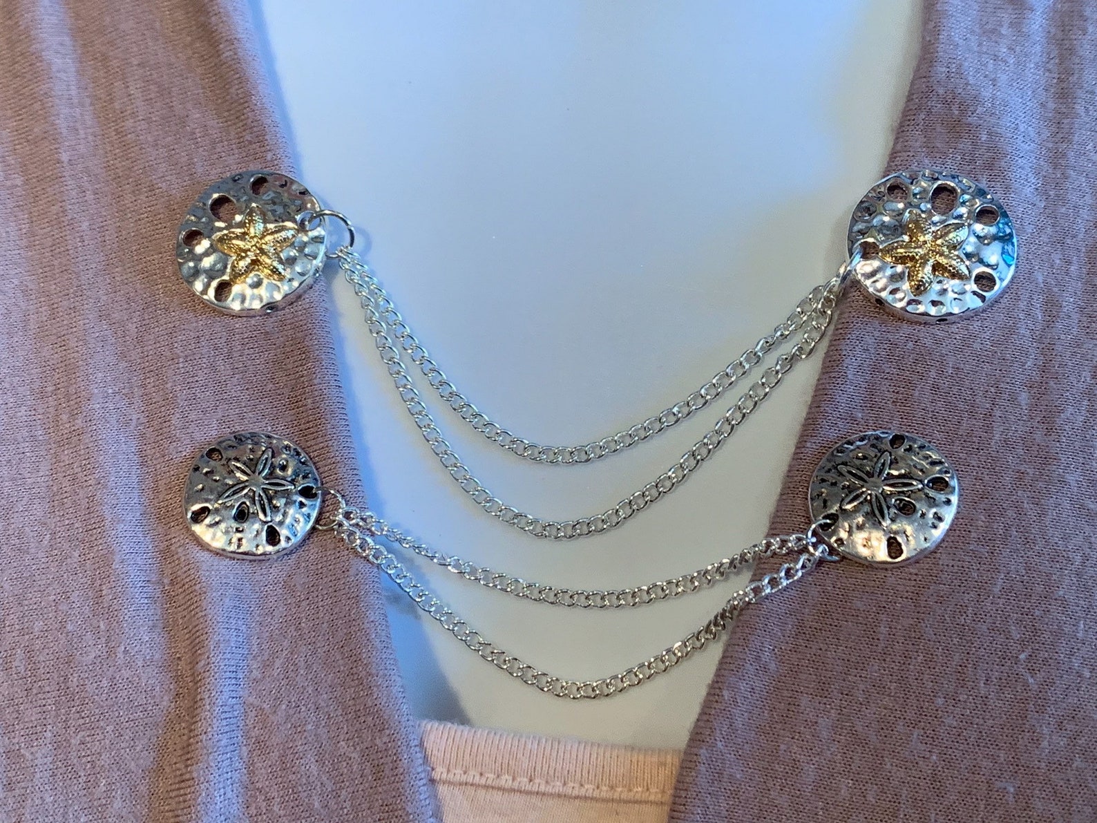 Sweater Pins: Sand Dollars - Etsy