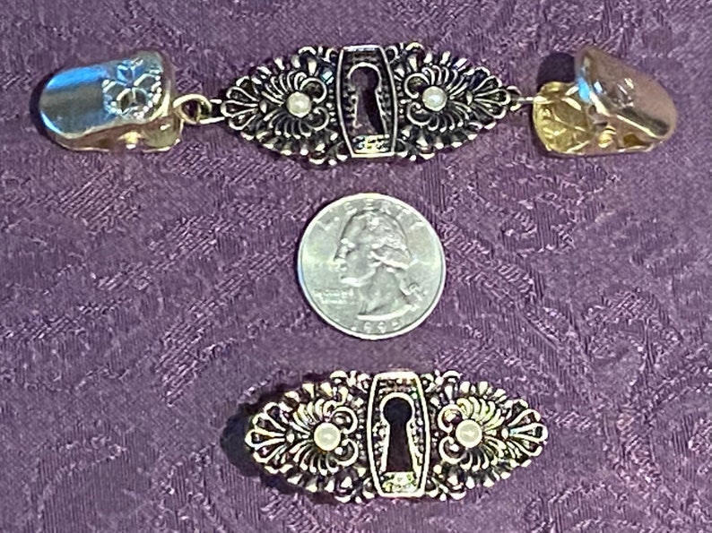 Dress Clips: Key Hole Keyhole Lock Two Different Styles - Etsy