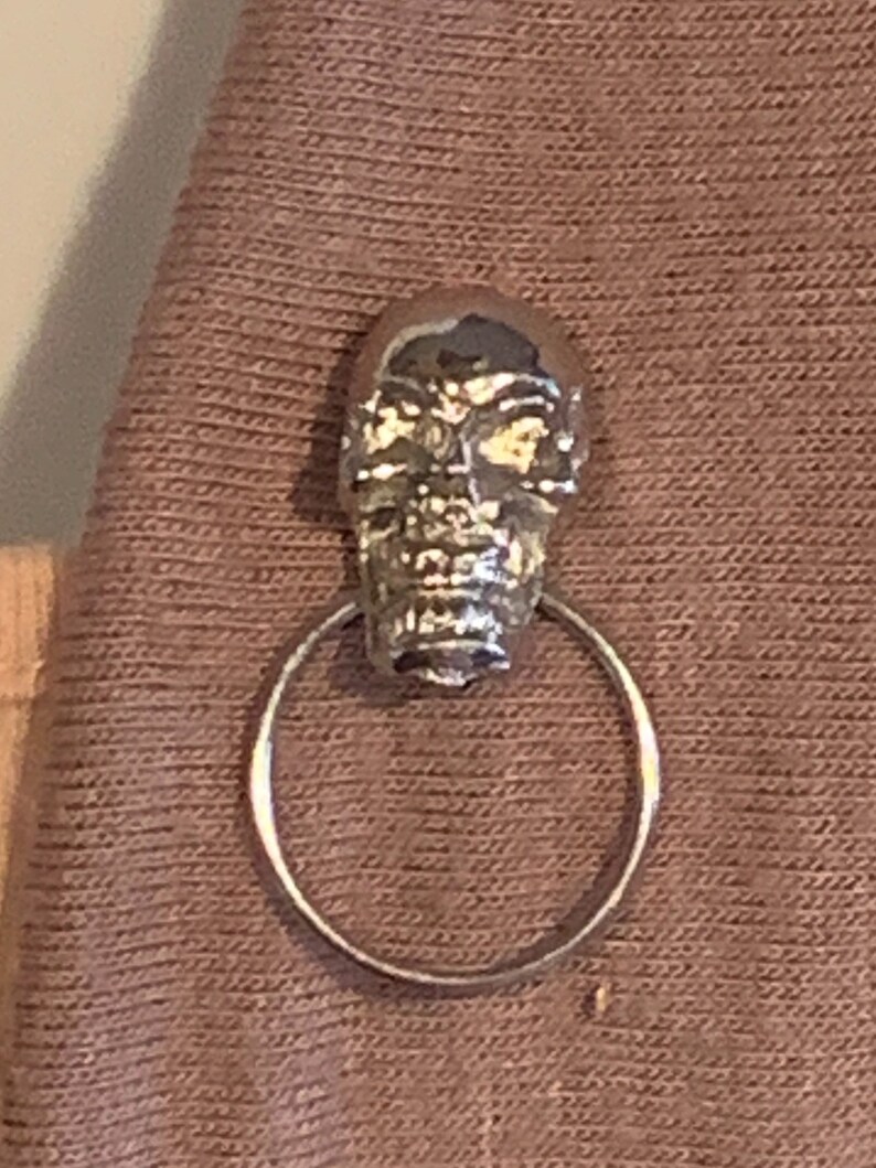 Eyeglass Holder Sunglasses Holder Badge Holder Skull In Etsy
