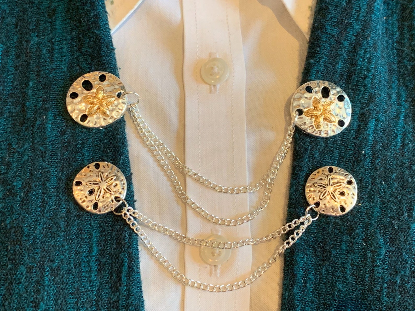 Sweater Pins: Sand Dollars - Etsy