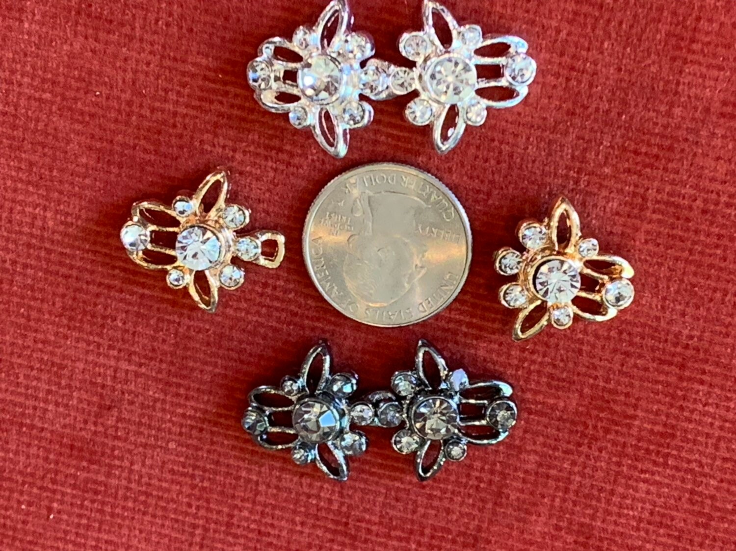 Cloak Pins Sweater Clips Sweater Pins: Rhinestone Locking | Etsy