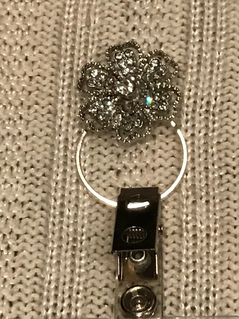 Eyeglass Holder Sunglasses Holder Badge Holder Rhinestone Etsy