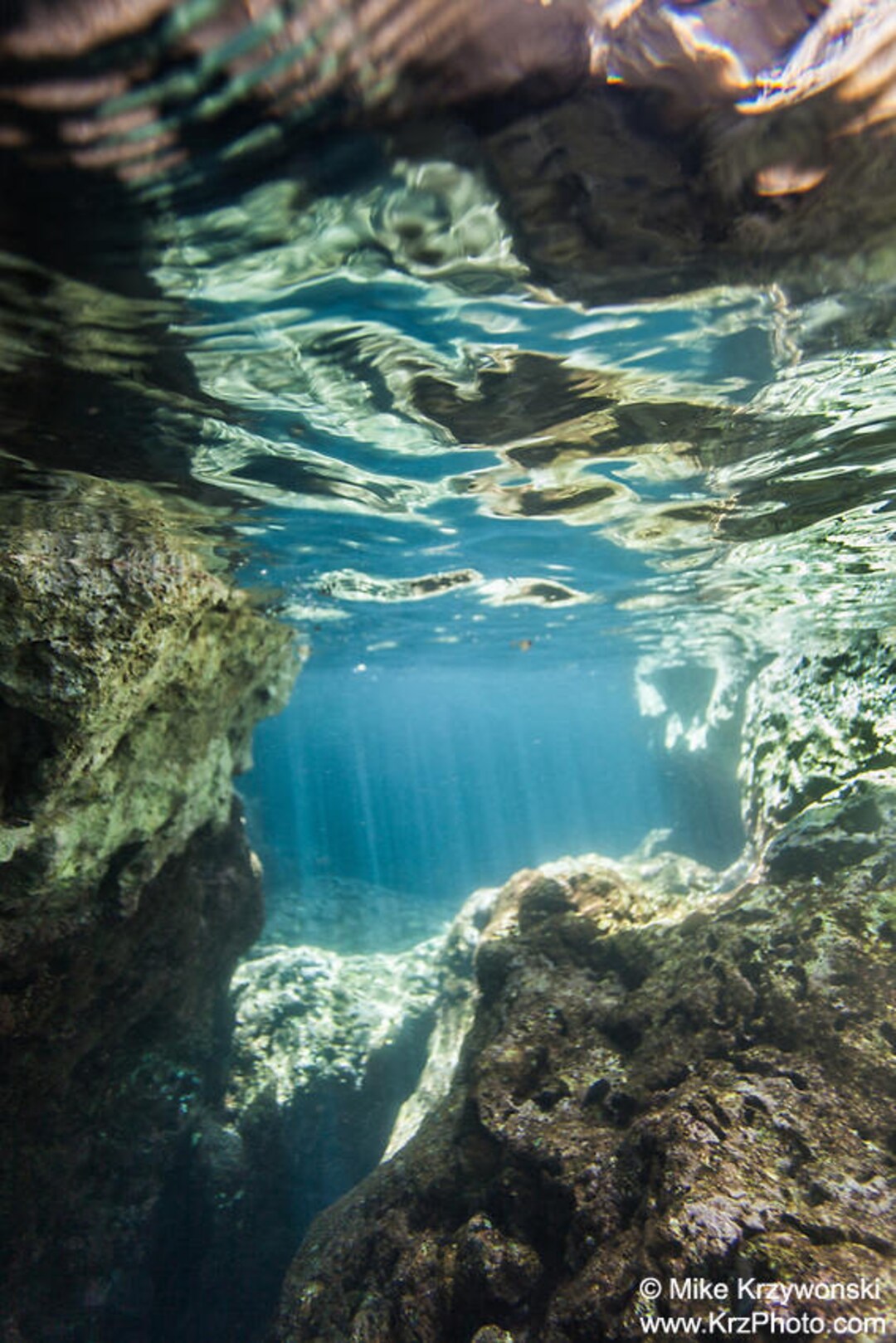 Underwater Rock Formations