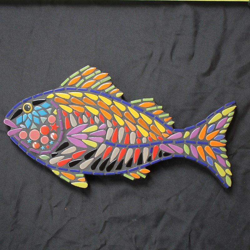 Mosaic Fish - Etsy