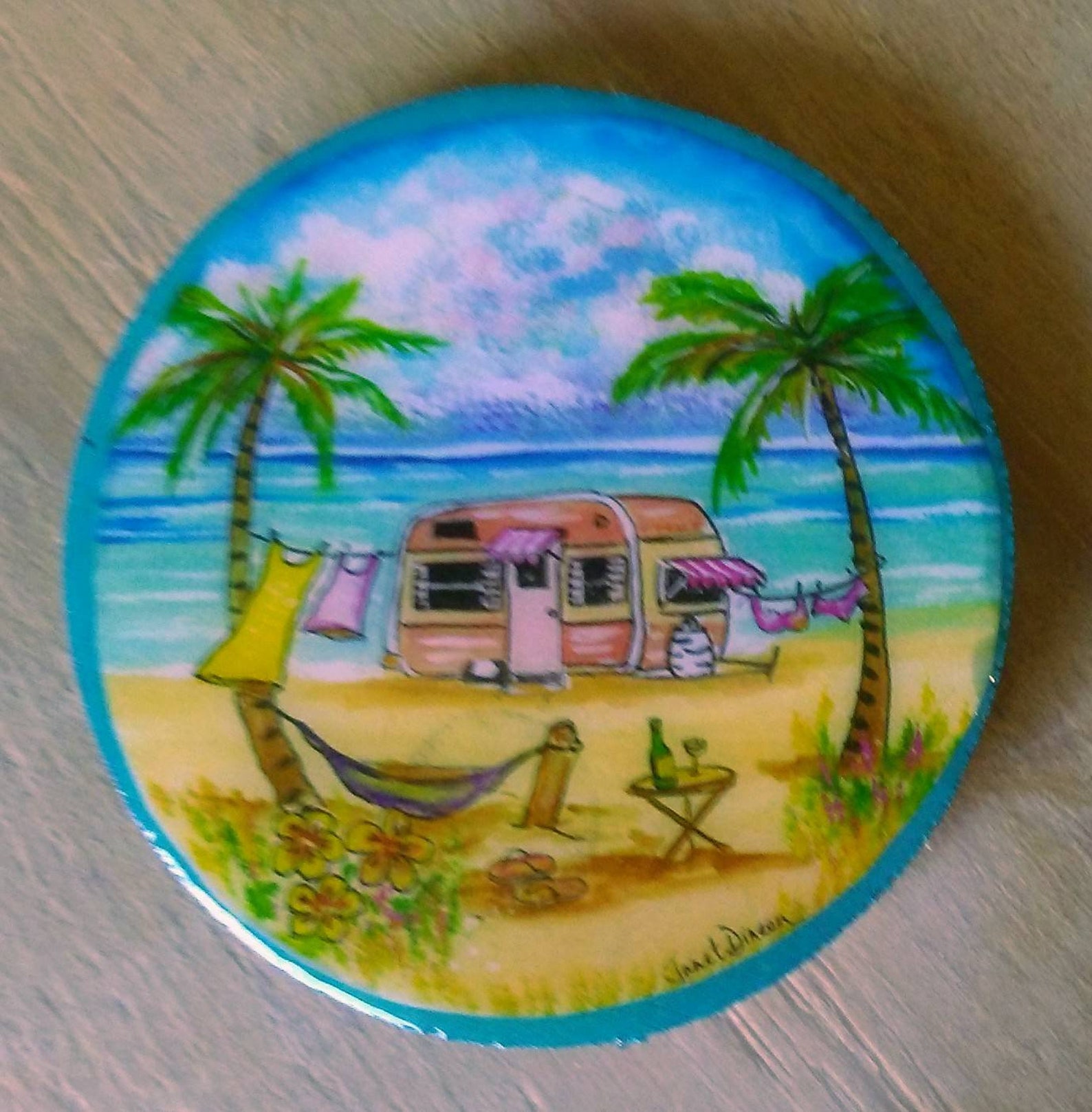 Port Aransas Beach Theme Magnets Port A Magnets Texas - Etsy