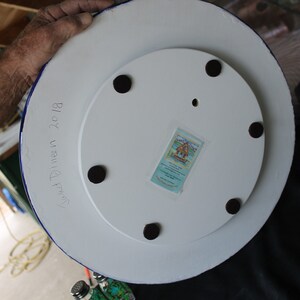 Lazy Susan, Blue, Crab Artwork, 18 Inch Turntable, Coastal Home Decor ...