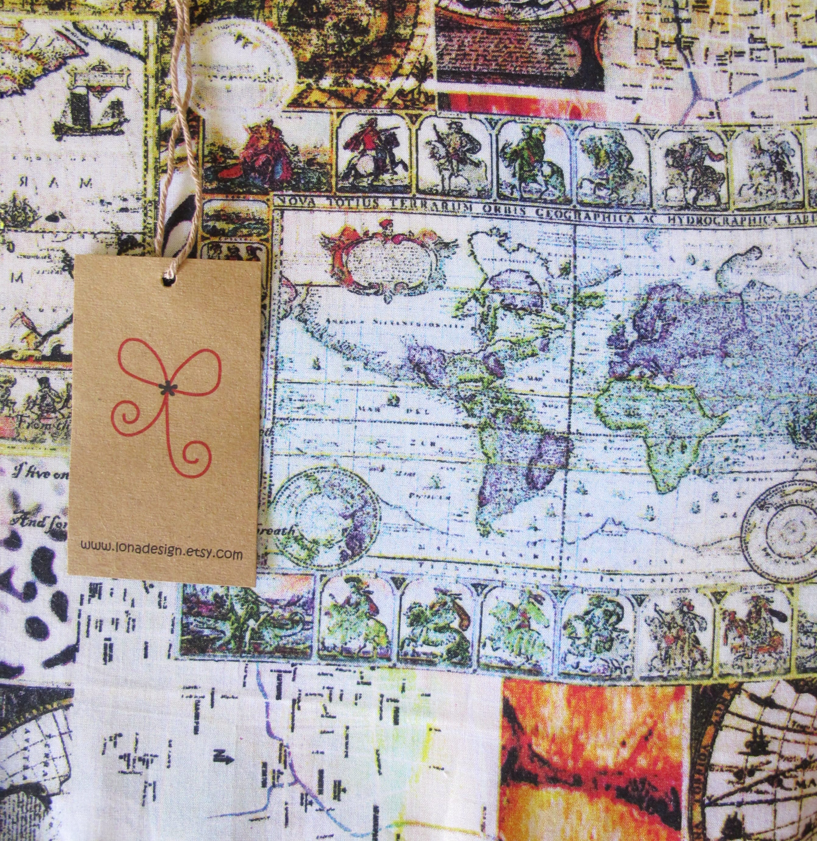 Travel Dress, Antique Map Dress, Holiday Dress, Cocktail Party Dress ...