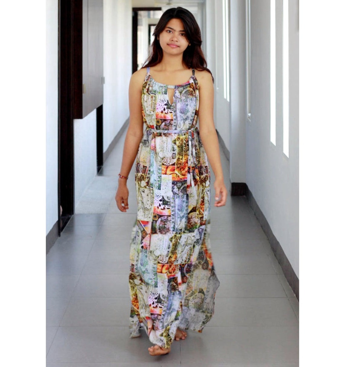 Travel Dress Antique Map Dress Holiday Dress Cocktail Party - Etsy