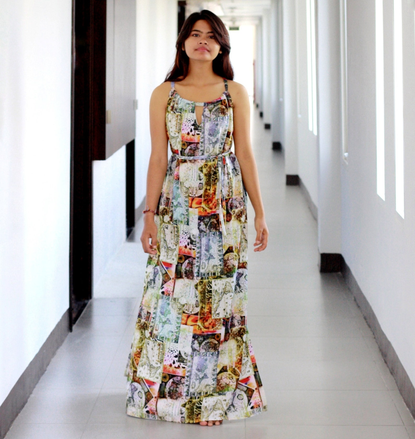 Travel Dress Antique Map Dress Holiday Dress Cocktail Party - Etsy