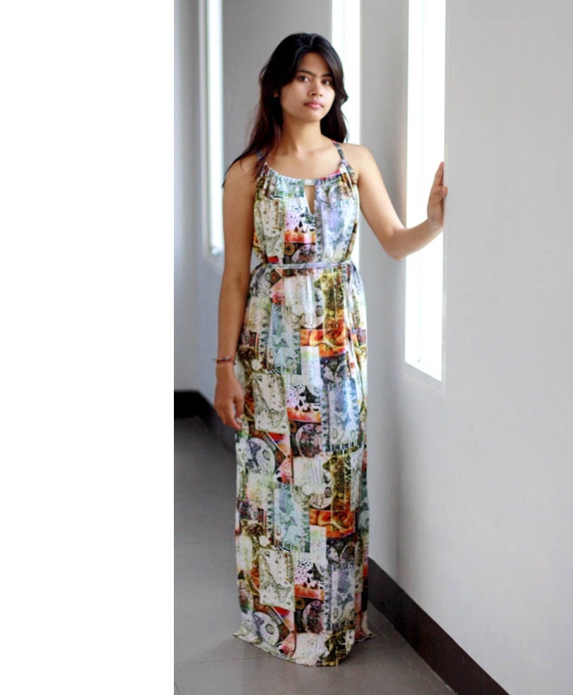 Travel Dress, Antique Map Dress, Holiday Dress, Cocktail Party Dress ...