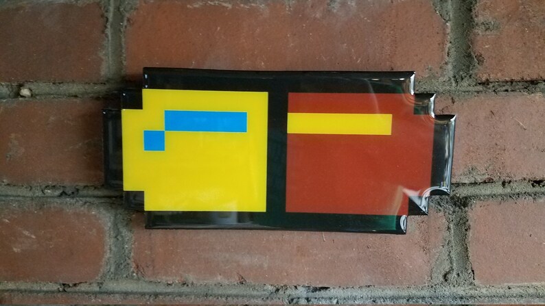 Solid Wood Pixel Game Art Dr. Mario Germs & Pills 6 Piece Set - the 3A ...