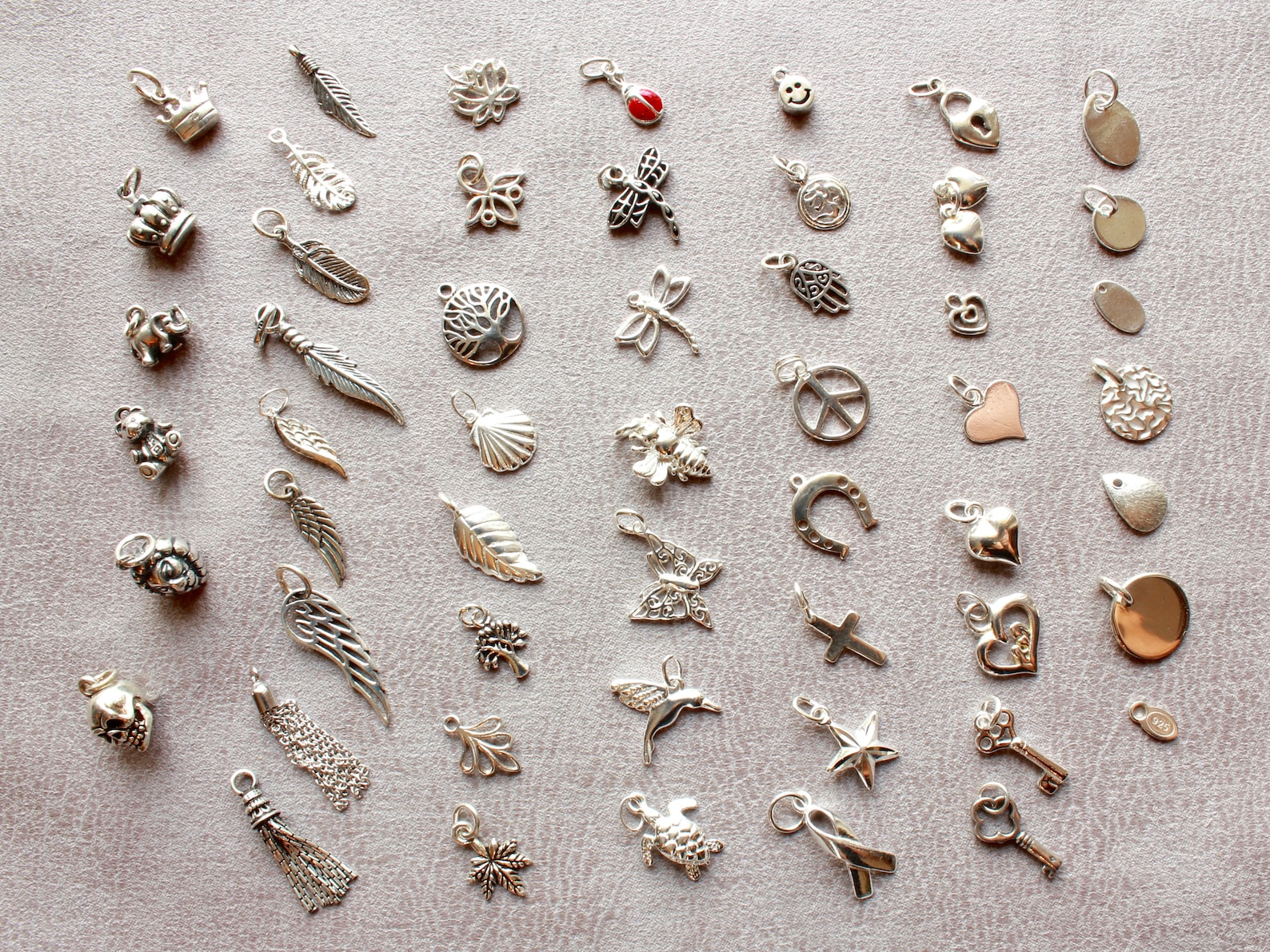 Add-on Sterling Silver Charms Add a Charm to Necklace or - Etsy