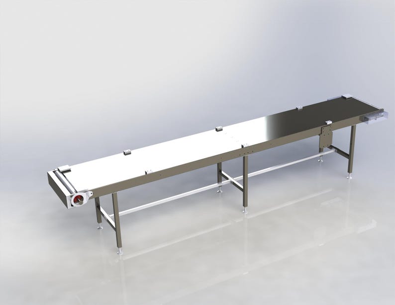 Industrial Conveyor Belt – Solidworks Design | Fully Editable | Multi ...