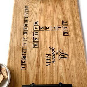 Personalized Serving Tray, Scrabble, Personalized Wedding Gift ...