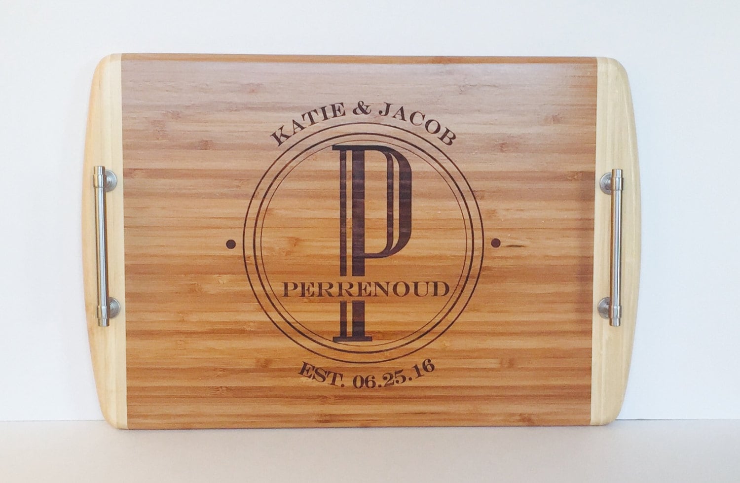 Personalized Serving Tray Serving Tray Custom Wedding Gift | Etsy