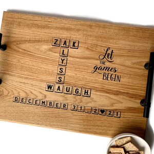 Personalized Serving Tray, Scrabble, Personalized Wedding Gift ...