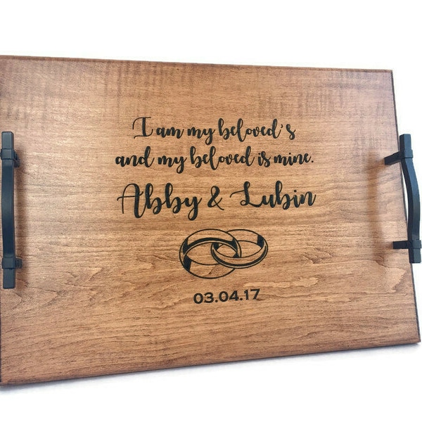 Wood Serving Tray Bible Verse - Etsy
