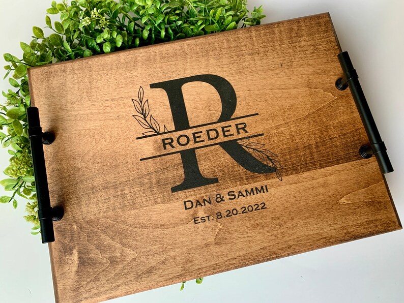 Personalized Serving Tray Serving Tray Personalized Wedding - Etsy
