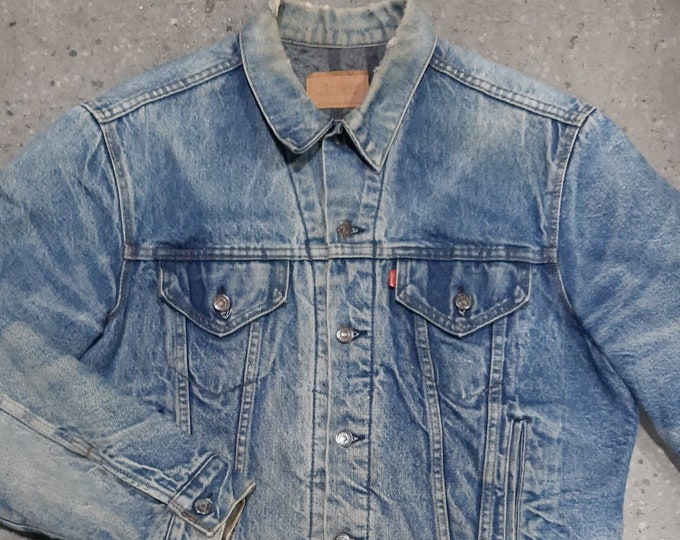 Vintage Levis Blanket Lined Denim Jacket Made in U.S.A Sz.45 - Etsy