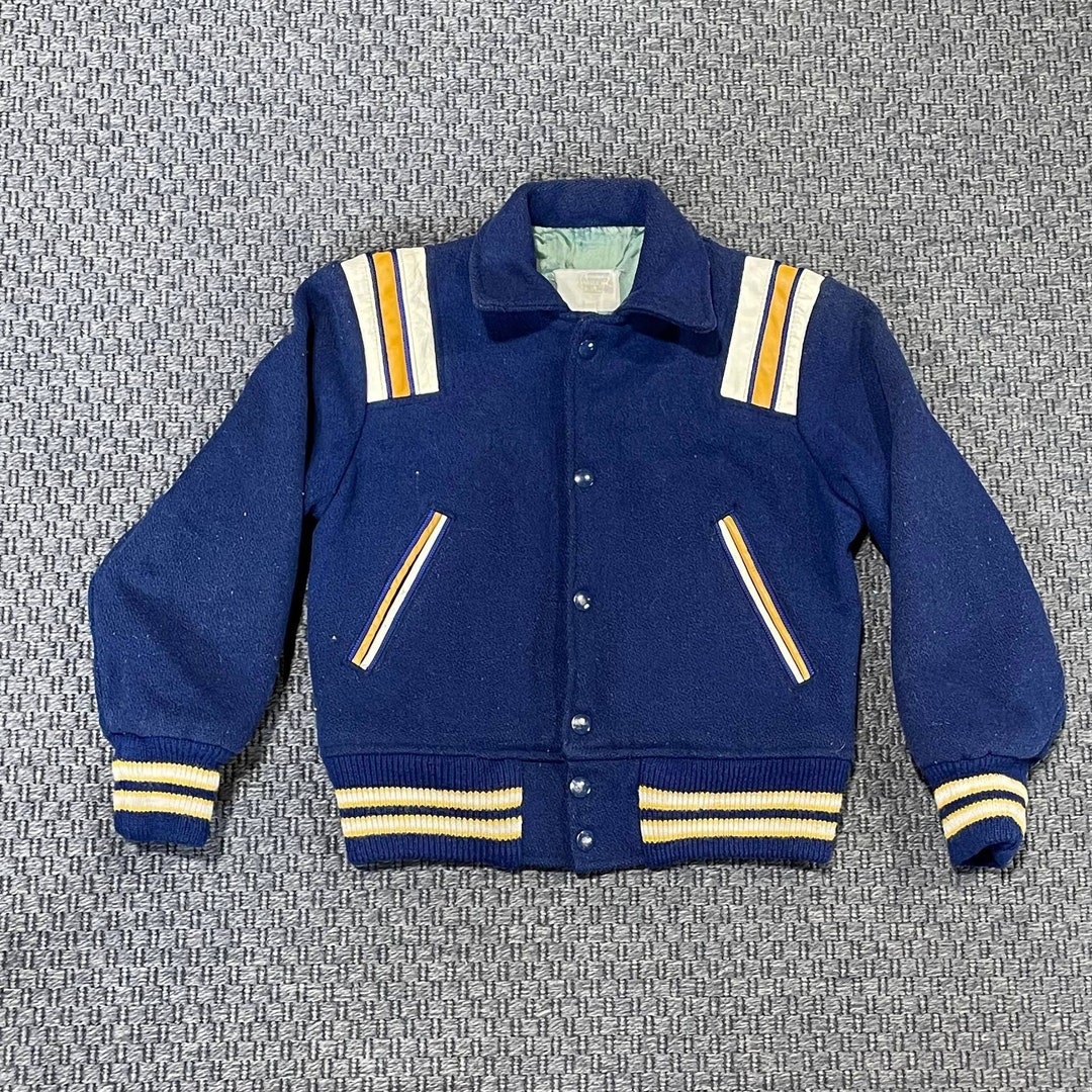 Kids Vintage Flynntan Leather Bomber Jacket - Tag Size Youth 10 - Etsy