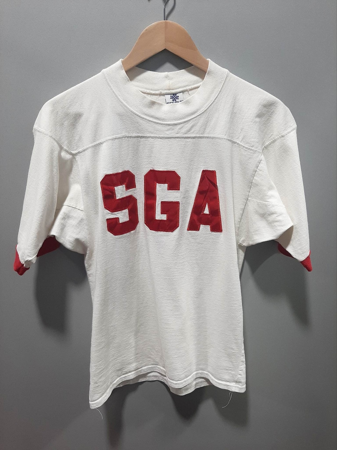 Vintage SGA Angie 07 Ringer Tee by Signature Sportswear Made in USA - Etsy
