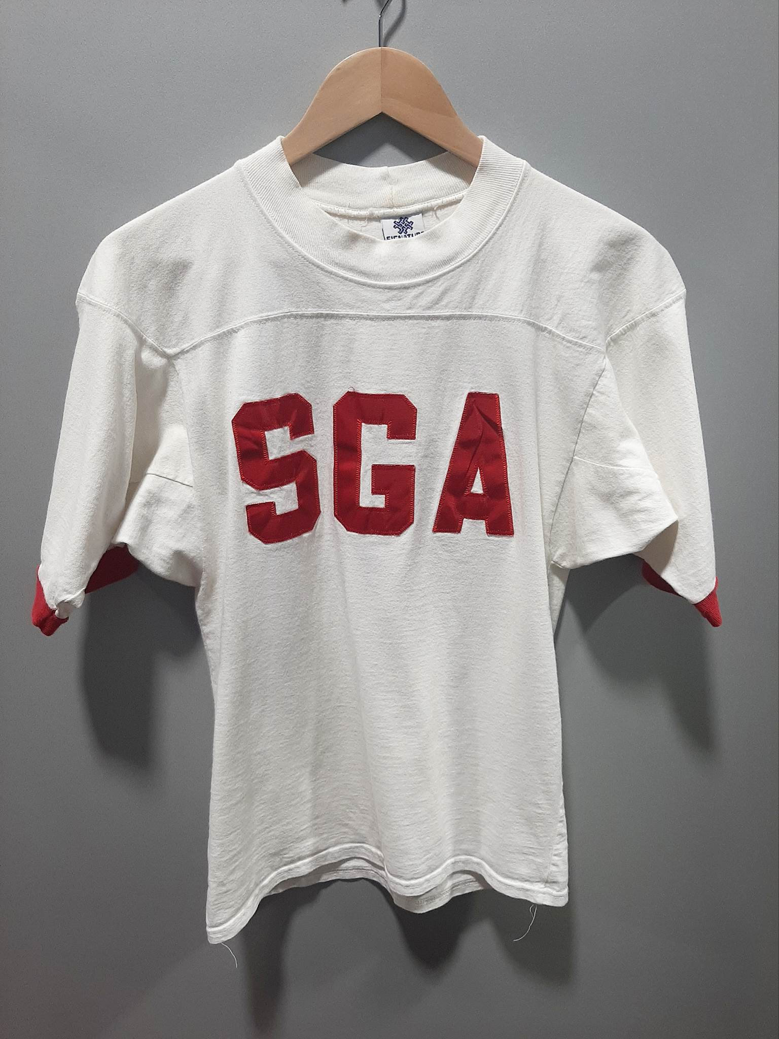 Vintage SGA Angie 07 Ringer Tee by Signature Sportswear Made in USA - Etsy