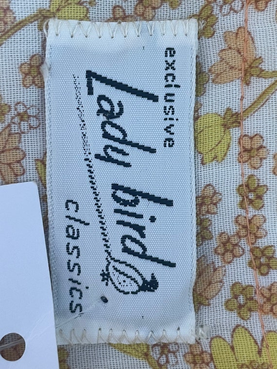1960s 'Exclusive Lady Bird Classics' Floral Print Cot… - Gem