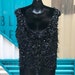 1960s "miss Sun Valley Import" Black Beaded Singlet Top - Etsy