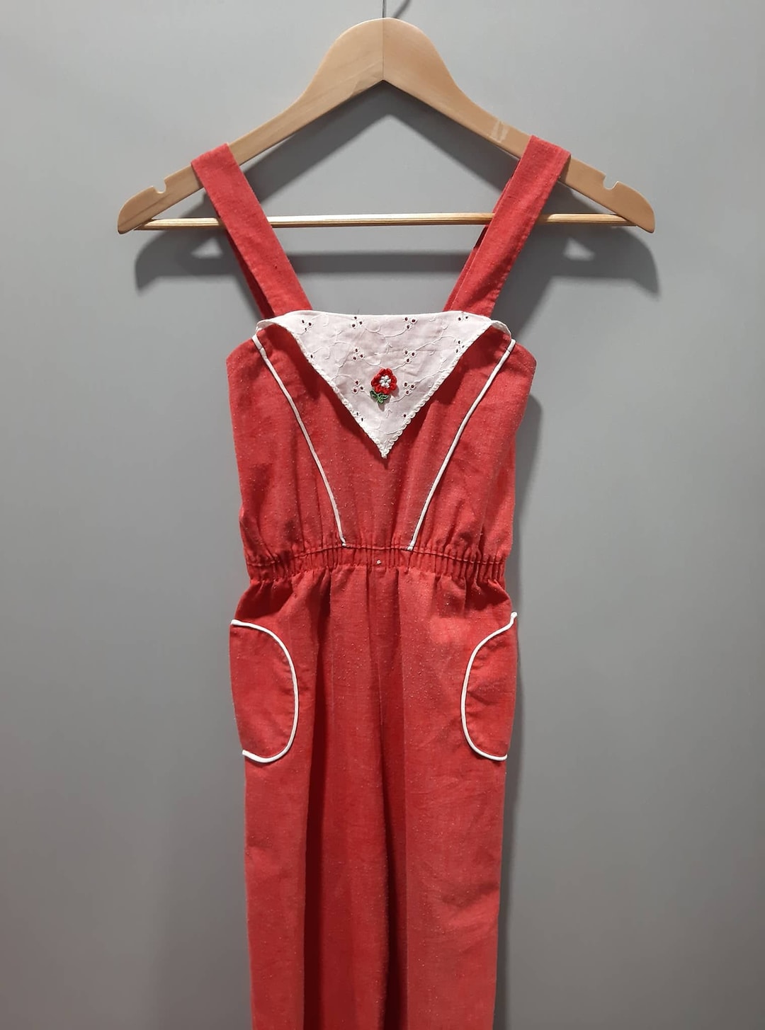 Kid's Vintage Strawberry Shortcake Style Cotton Overalls Tag Sz.12 - Etsy