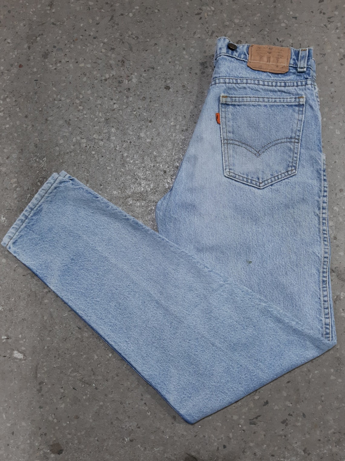 Rare Vintage 1980s Stonewash Levis Denim Jeans With Suspender - Etsy