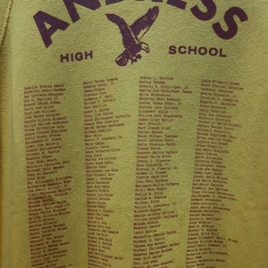 Vintage 1980s Andress High School Class of '88 Made in U.S.A Sweatshirt ...