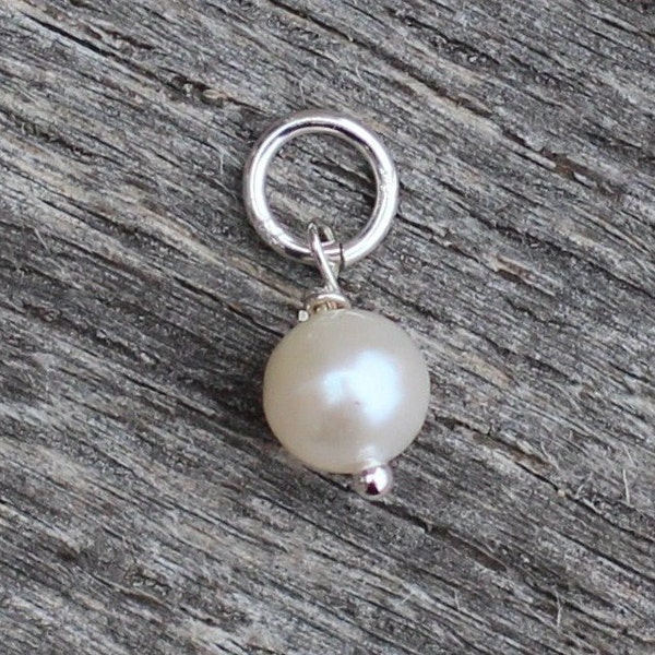 Pearl Charm - Etsy