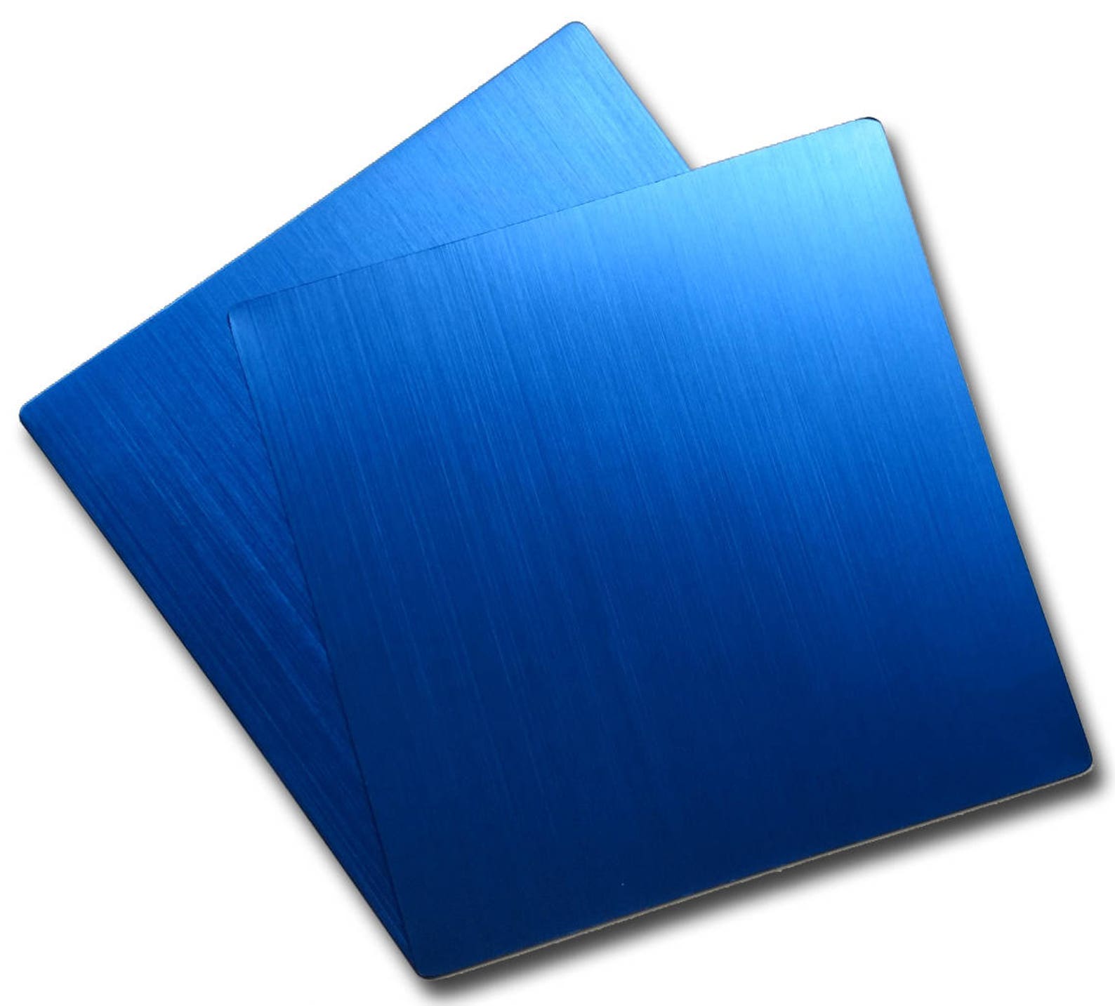 Blue Anodized Aluminum Blanks 3.5 Square Rounded - Etsy