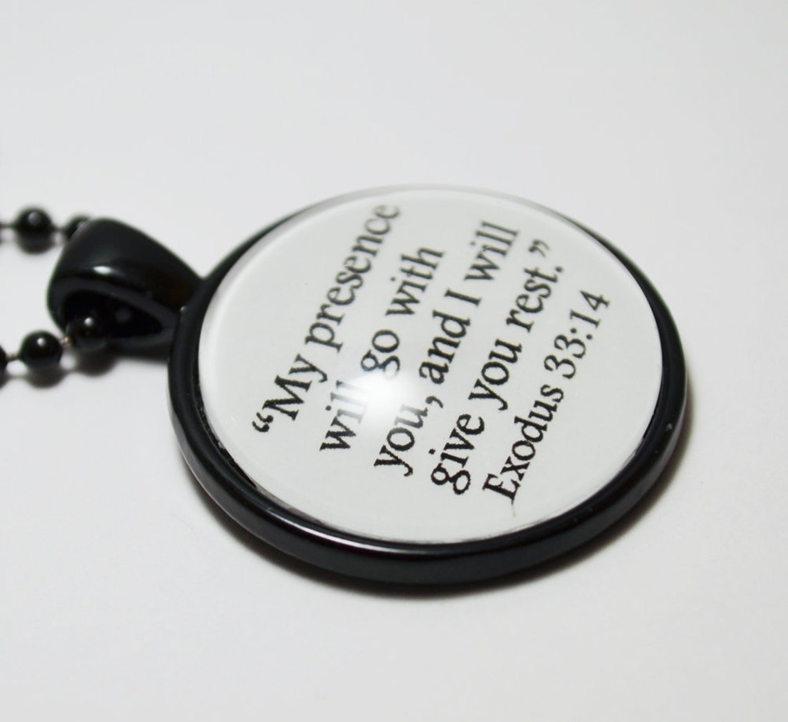 Exodus 33:14 God's Presence Will Go With You Scripture - Etsy