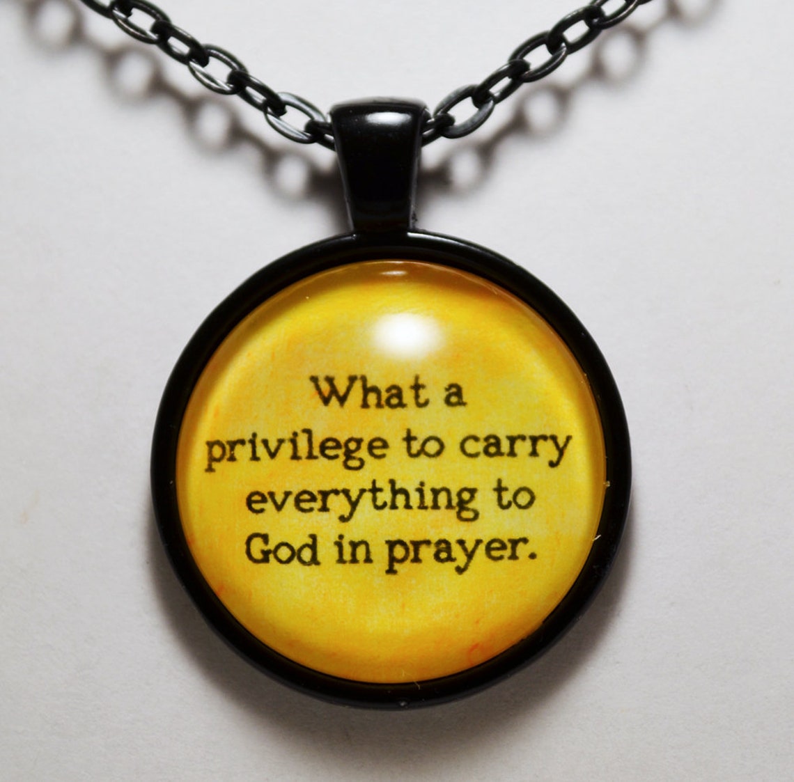 What a Privilege to Carry Everything to God in Prayer Pendant - Etsy